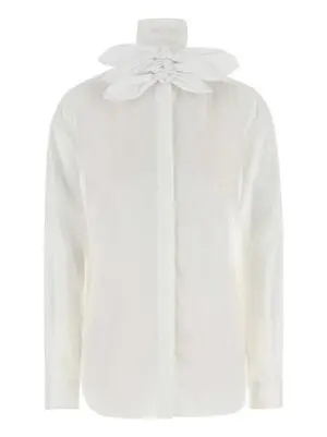 Moschino Embroidered Cotton Shirt - Multicolor