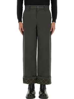 Burberry Carpenter Pants 100% Cotton, Made In Italy - Multicolor