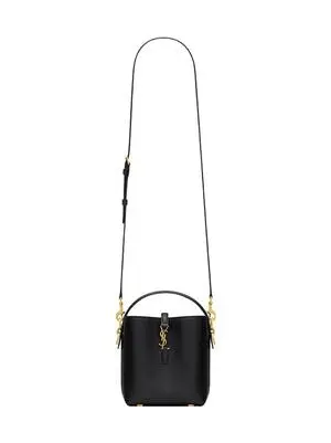 Saint Laurent Le 37 Mini Bag In Polished Leather - Multicolor