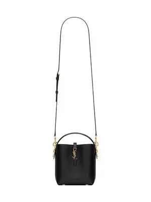 Saint Laurent Le 37 Mini Bag In Polished Leather Multicolor