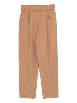 Brunello Cucinelli Cotton Pants Made In Italy - Multicolor