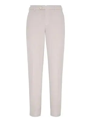 Brunello Cucinelli Cotton Trousers - Multicolor