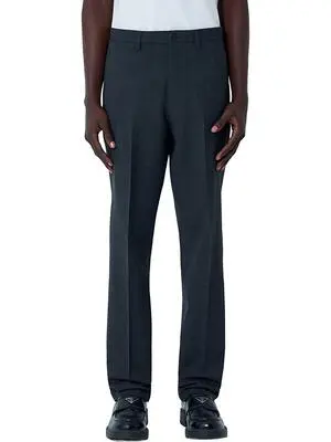 Prada Wool Tailored Pants - Black