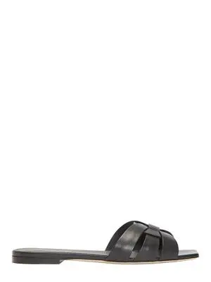 Saint Laurent Tribute Sandals - Black