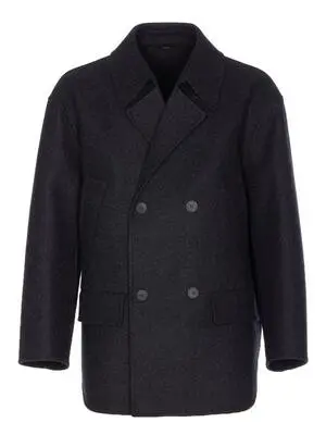 Fendi Virgin Wool Caban - Black