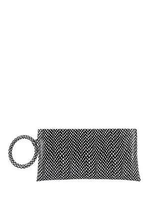 TOM FORD Aura Leather Clutch Bag With Snake Motif - Multicolor