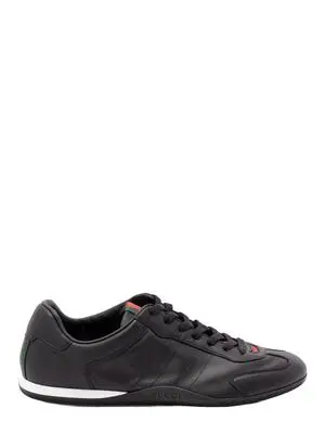 Gucci Shift" Sneakers In Calf Leather - Multicolor