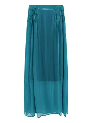 Dries Van Noten Scarlett Silk Maxi Skirt - Multicolor