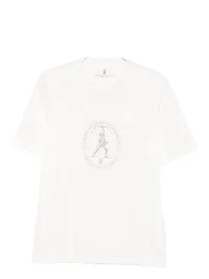 Brunello Cucinelli Brunello Cucinelli Men Logo Cotton T-Shirt Multicolor