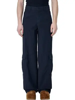Dries Van Noten Paxford Cotton Cargo Pants - Gray