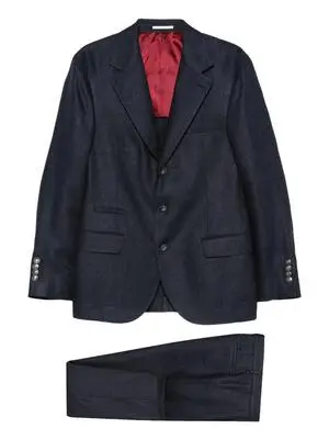 Brunello Cucinelli Silk Blend Suit - Multicolor