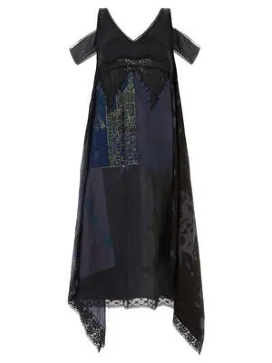 MARINE SERRE Silk Dress - Multicolor