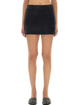 Alexander Wang Terry Skirt-pants - Black