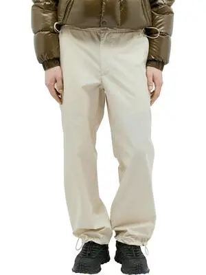 Moncler Cotton Poplin Drawstring Waist Pants - Multicolor