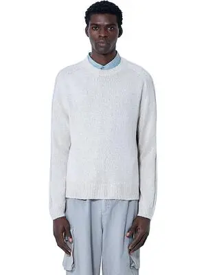 Our Legacy Silk Knit Crewneck Sweater - Cream