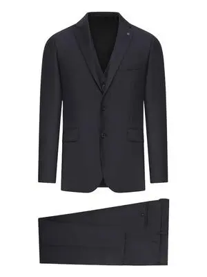 Tagliatore Bruce Tailored Wool Suit - Multicolor