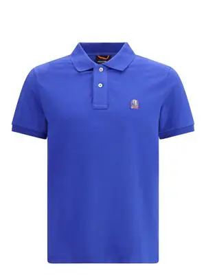 PARAJUMPERS Polo With Logo Application - Blue