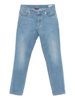 Brunello Cucinelli Cotton Denim Pants - Multicolor