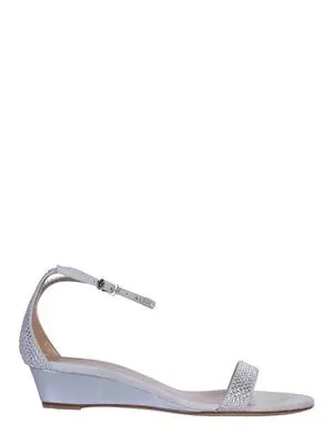GIUSEPPE ZANOTTI GIUSEPPE ZANOTTI Embellished Wedge Sandals Gray