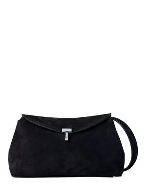 TOTEME T-lock Suede Crossbody Bag - Multicolor