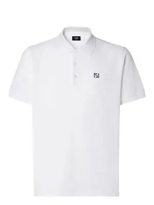 Fendi Polo Shirts - White