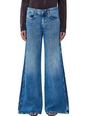 DIESEL® DIESEL 1978 D-Akemi-S Wide-Leg Jeans