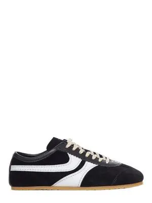 Dries Van Noten Two-tone Leather And Suede Sneakers - Multicolor