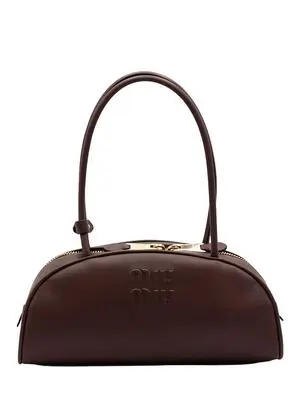 Miu Miu Miu Miu Beau Leather Handbag Multicolor