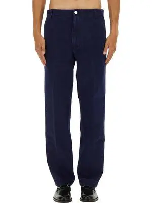 Gucci Straight Leg Denim Pants - Blue