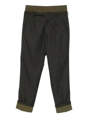 Prada Wool Tailored Pants - Multicolor