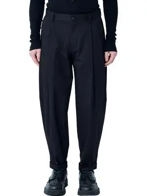 Dolce & Gabbana Cotton Gabardine Pants - Black