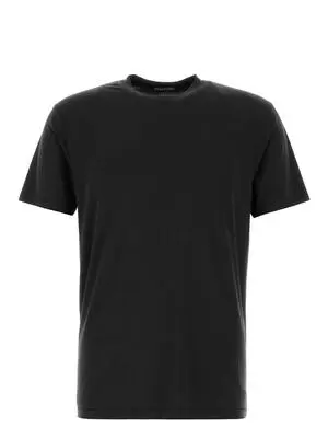 TOM FORD Tom Ford Men Slate Lyocell Blend T-Shirt Black