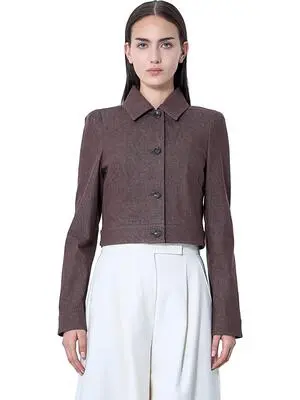 Max Mara Tailored Carpa Jacket - Brown