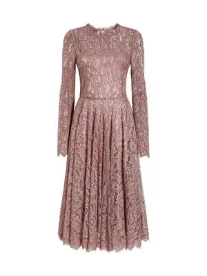 Dolce & Gabbana Lace Dress - Multicolor
