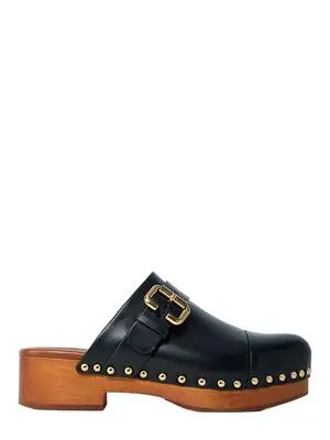 Chloé Jeanette Wedge Clog - Black