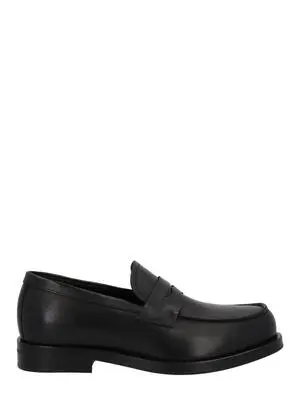 BOSS Leather Loafer - Black