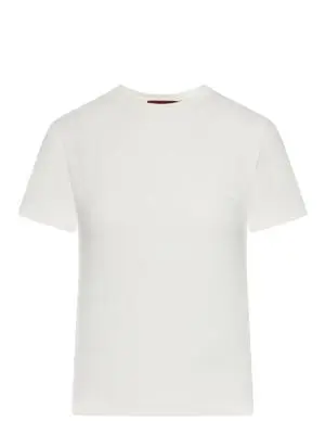 GUCCI GUCCI Medium Cotton Jersey T-Shirt With Interlocking GG Detail