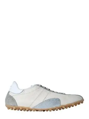MAISON MARGIELA MAISON MARGIELA Low-Top Leather And Suede Sneakers Multicolor