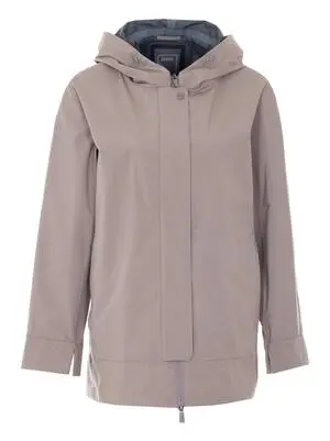 Herno Hooded Long-sleeve Jacket - Cream
