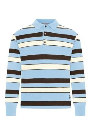 JW Anderson J.w.anderson Striped Knitted Rugby Polo - Multicolor