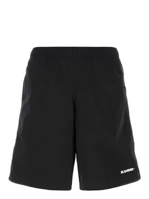 JIL SANDER Stretch Nylon Swimming Shorts - Black