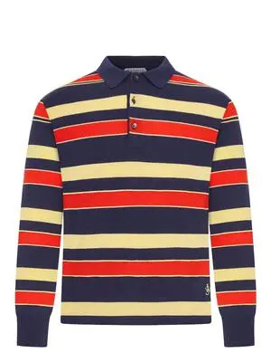 JW Anderson J.w.anderson Striped Knitted Rugby Polo - Multicolor