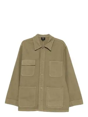 A.p.c. Jackets Shirt Jackets - Green