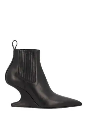 Rick Owens Ankle Sharp Boot - Black