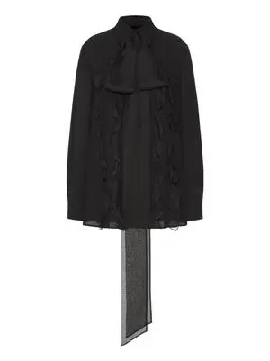 Valentino Garavani VALENTINO GARAVANI Georgette Shirt With Tie Detail Multicolor