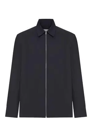 JIL SANDER Cotton Poplin Shirt - Black