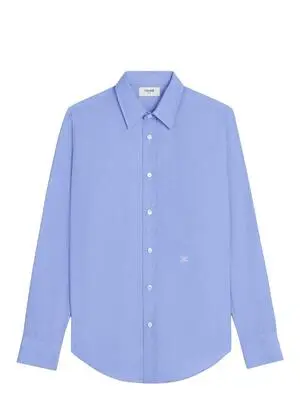 Celine Classic Cotton Poplin Shirt - Blue