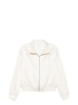 Saint Laurent Full Zip Stand Collar Sweatshirt - Multicolor