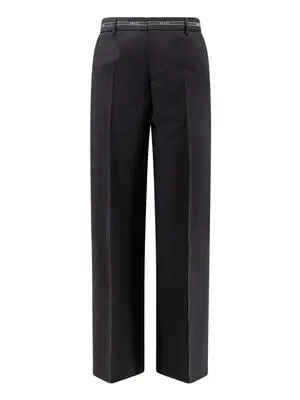 Gucci GUCCI Wool Trousers With Detail Multicolor