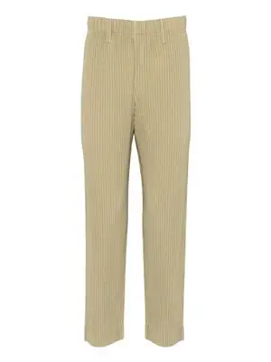 Issey Miyake HOMME PLISSÉ ISSEY MIYAKE Pleated Straight Leg Trousers Multicolor